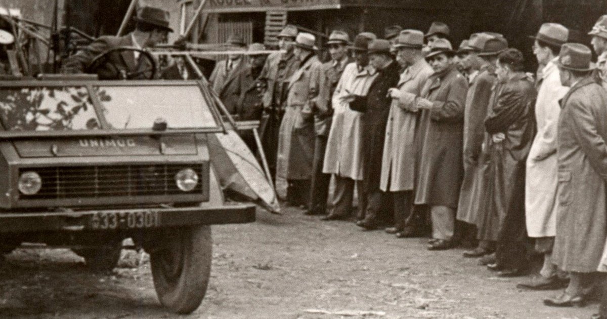 75 years ago today: Delivery of the first series-produced Unimog ...