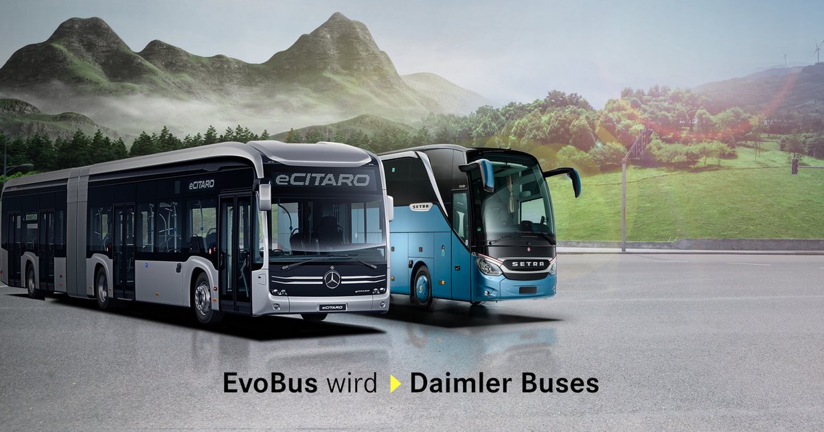 Change of name: EvoBus becomes Daimler Buses – the company will benefit ...