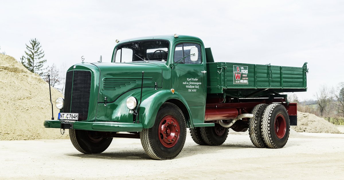 70 years ago: Premiere of the Mercedes-Benz L 6600 heavy-duty truck and ...