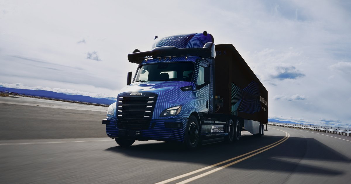 Daimler Truck unveils battery electric autonomous Freightliner ...