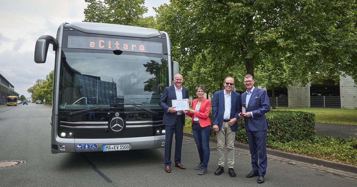 Mercedes-Benz eCitaro G wins “Electric Bus Champion 2024” award at IAA ...