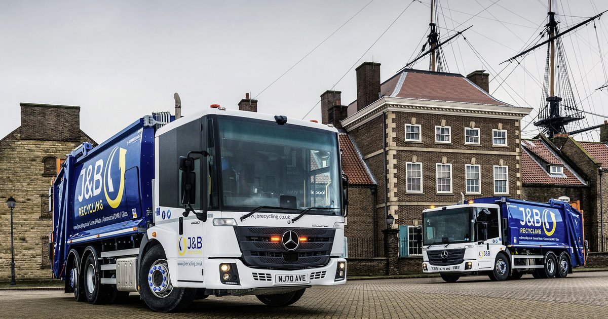 New in J&B Recycling's fleet: the Mercedes-Benz Econic for greater ...