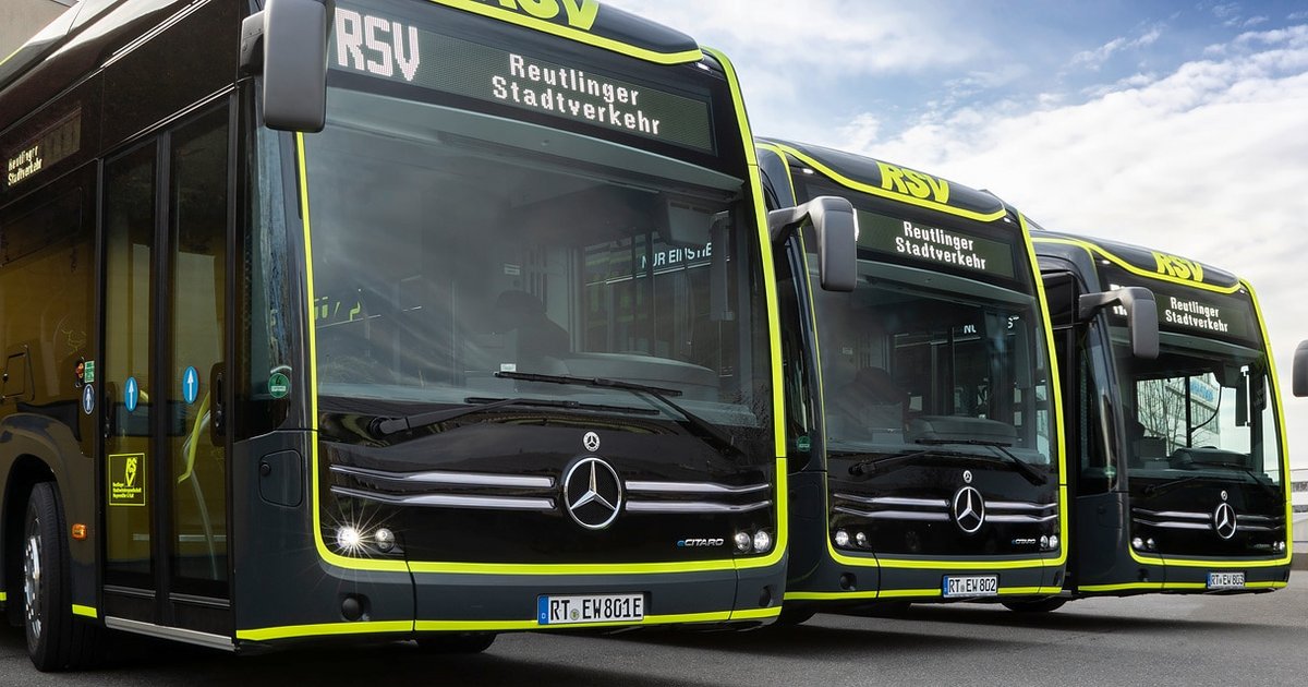 Electric buses from Mercedes-Benz for Reutlingen's E-line | Daimler Truck