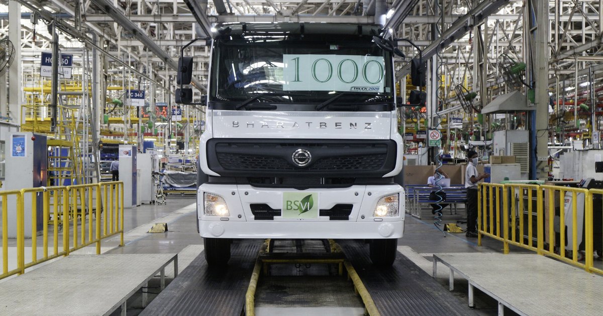 BharatBenz Celebrates New Production Milestones Despite Lockdown ...
