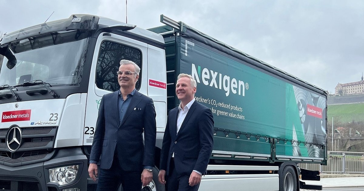Erster eActros in Bayern - Kloeckner Metals Germany setzt auf E-Lkw von ...